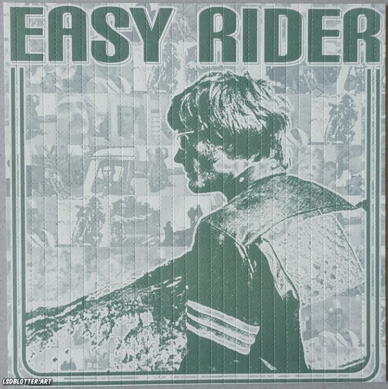 Easy Rider Blotter Art by Lomax - LSD Blotter Art