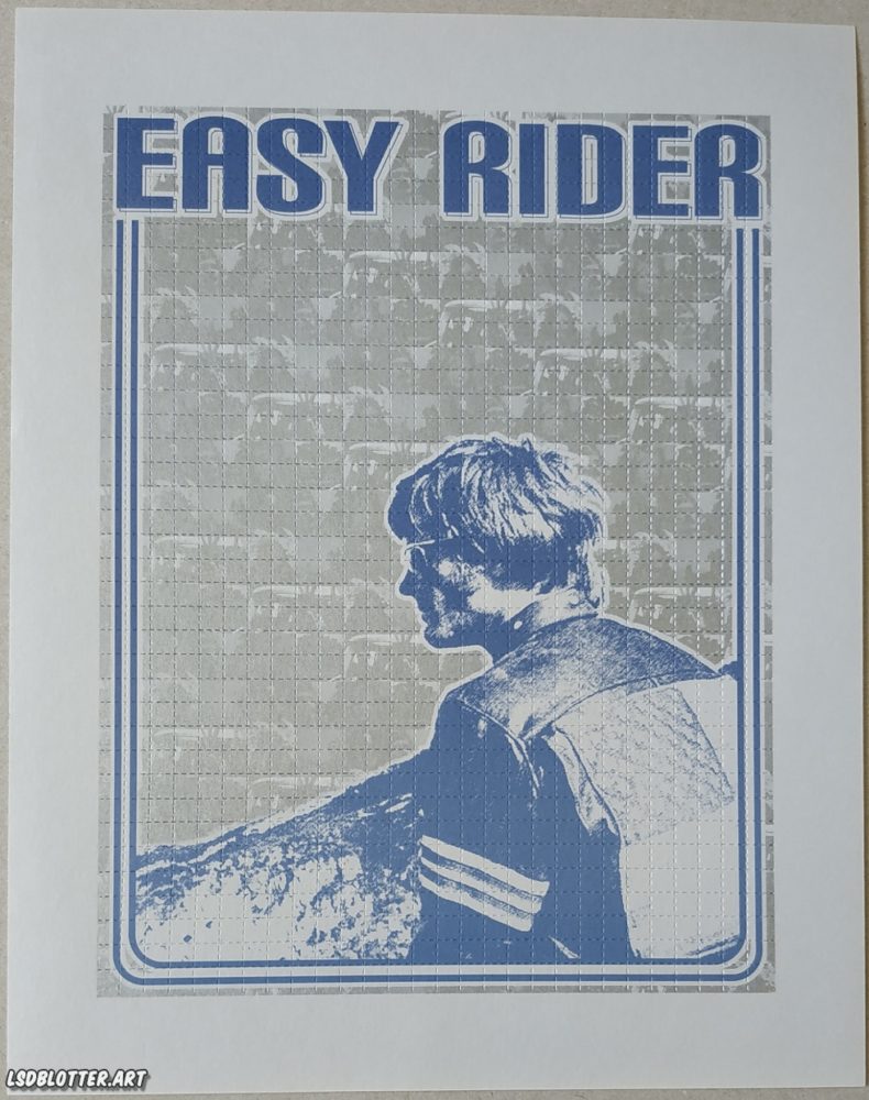 Easy Rider Blotter Art by Lomax - LSD Blotter Art