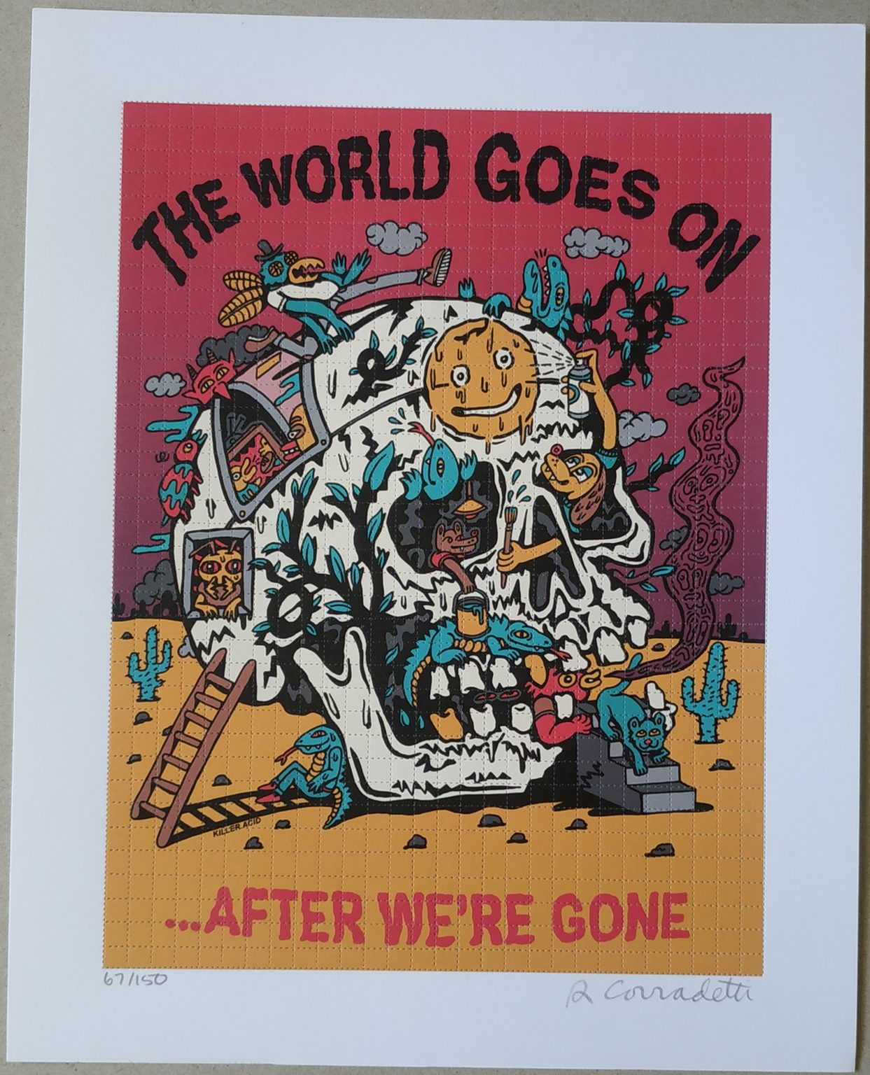 "Killer Acid" Blotter Art Series - LSD Blotter Art