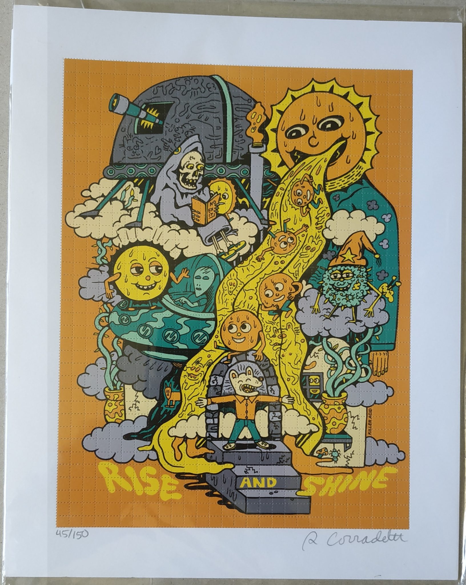 "Killer Acid" Blotter Art Series - LSD Blotter Art