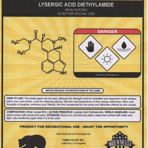 Blotter Art Gooney Bird reproduction - LSD Blotter Art