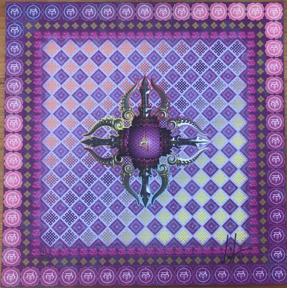 Blotter Art Tzolkins by Lucifer - LSD Blotter Art